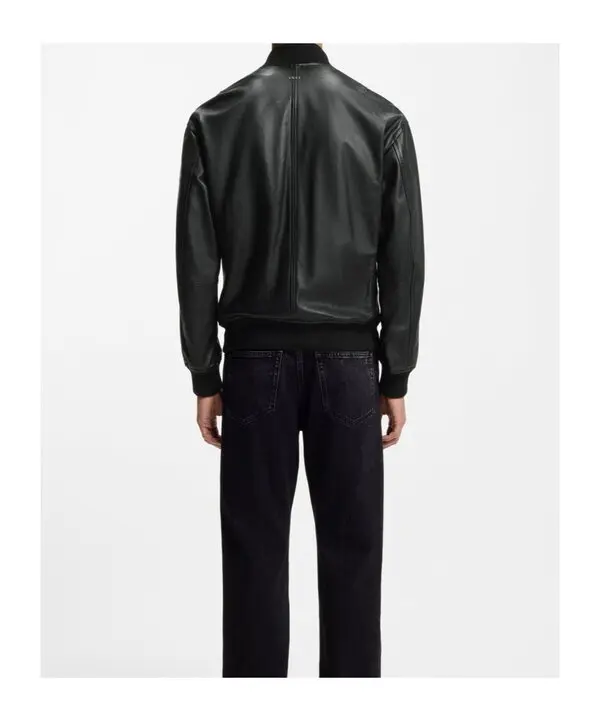 Hugo Boss Bomber Leather Jacket