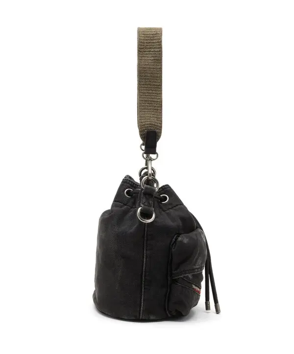 DIESEL® Multi-pocket Denim Bucket Bag