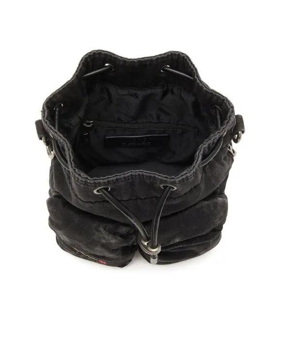 DIESEL® Multi-pocket Denim Bucket Bag