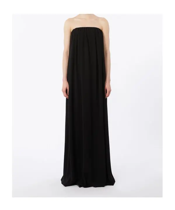 Max Mara Strapless Cady Bustier Dress
