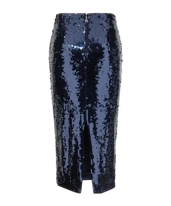 ROTATE BY BIRGER CHRISTENSEN Sequin Embellished Pencil Skirt