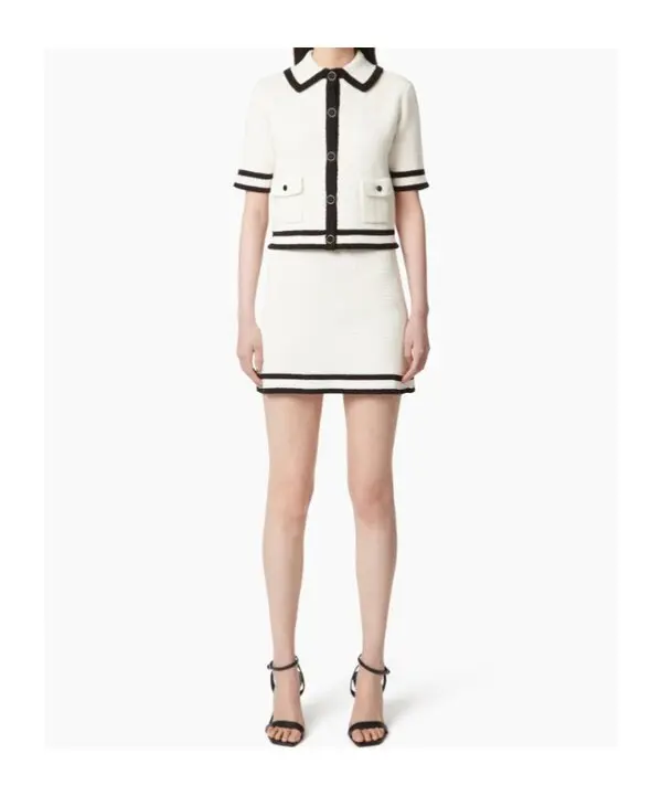 Nina Ricci Textured Mini Skirt