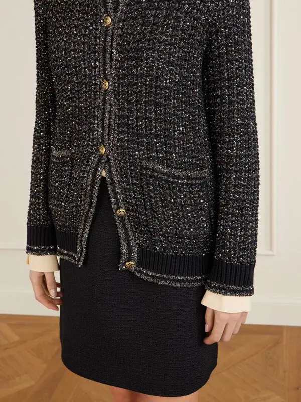 Valentino Garavani Long Sleeve Cardigan