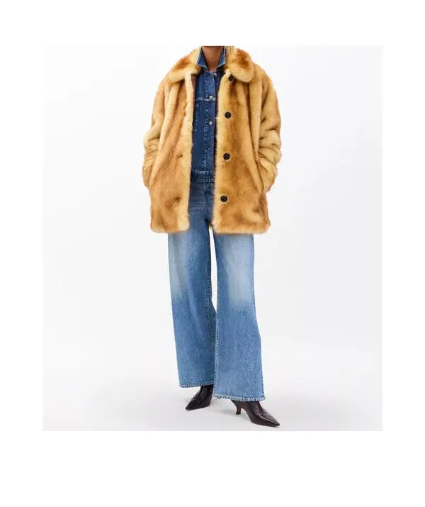 RAG  BONE Rag & Bone Brenna Faux Fur Jacket
