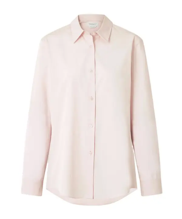 Gabriela Hearst Reyes Cotton-poplin Shirt - Baby Powder