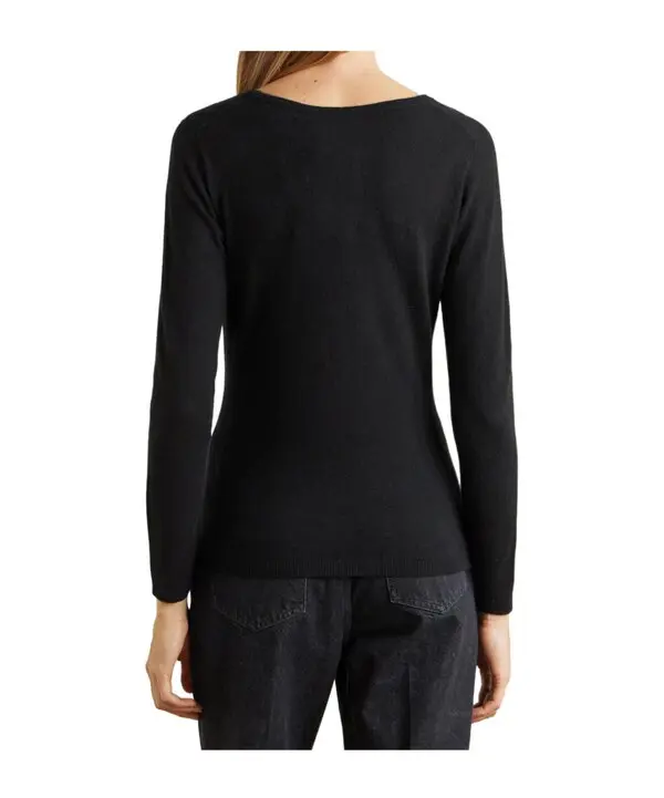 THE ROW Nezena Cashmere Sweater - Black