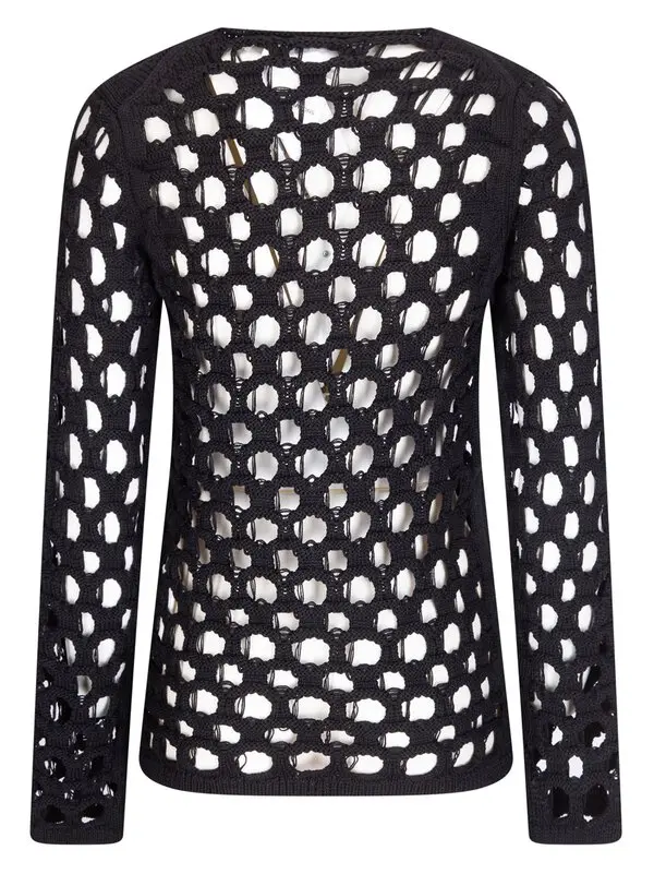 Comme Des Garçons Mesh Knitted Top