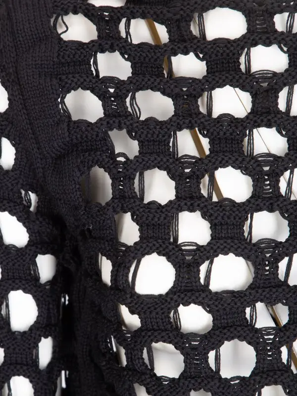 Comme Des Garçons Mesh Knitted Top