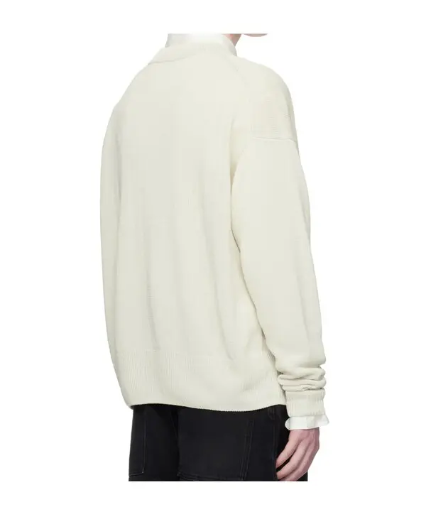 Studio Nicholson Kami Knitwear Crewneck Sweater - White