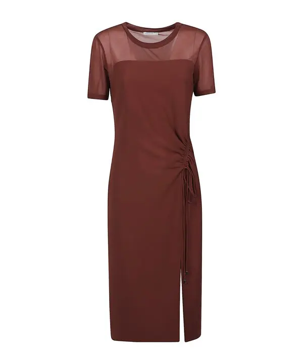Patrizia Pepe T-shirt Midi Dress - Red