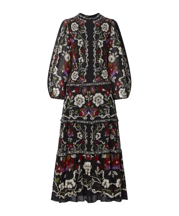 Farm Rio Rococo Flowers Maxi Dress