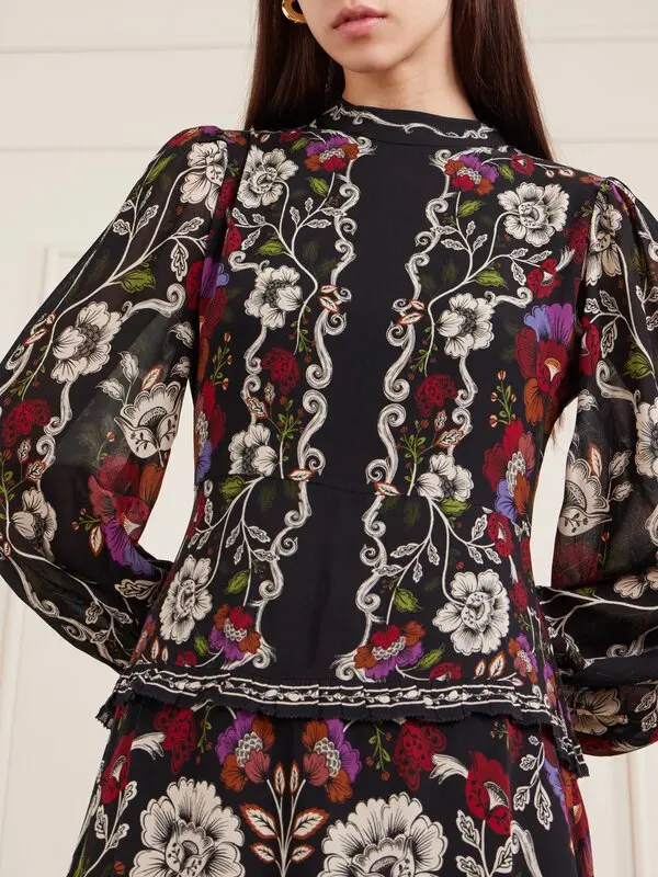 Farm Rio Rococo Flowers Maxi Dress