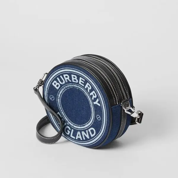 Burberry Louise Logo Print Mini Bag
