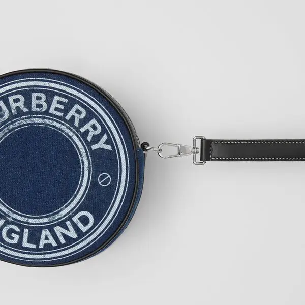 Burberry Louise Logo Print Mini Bag