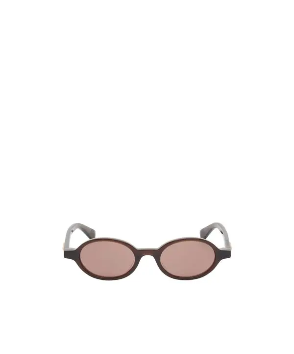 Bottega Veneta Oval Frame Sunglasses - Pink