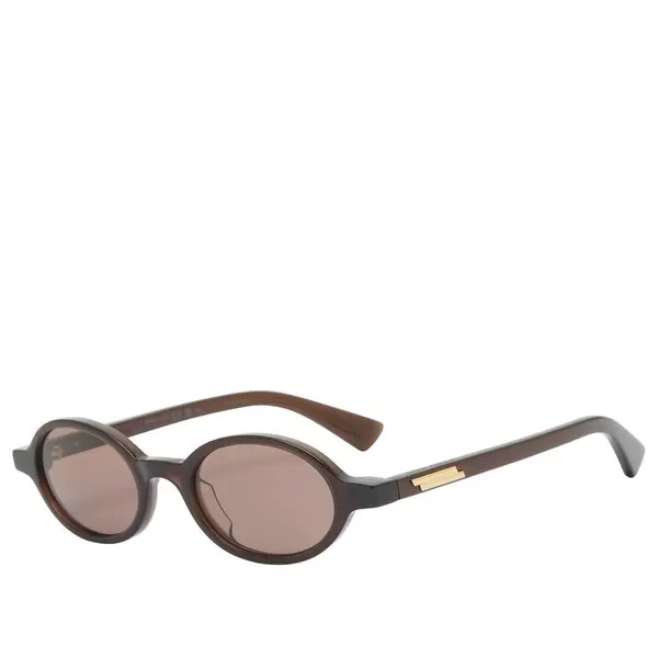 Bottega Veneta Oval Frame Sunglasses
