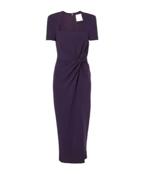 Roland Mouret Cady Minidress With Square Neckline