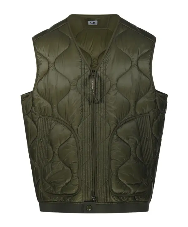C.P. COMPANY Lens Detail Quilted Vest