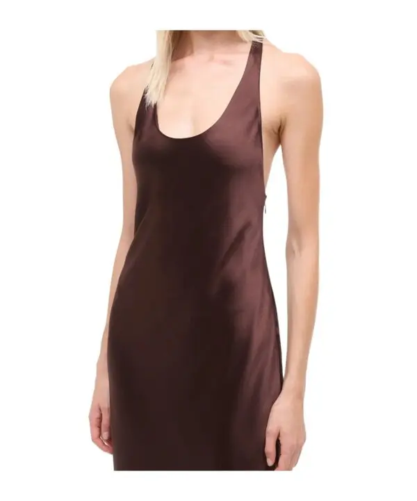 Staud Juanita Open-back Maxi Dress