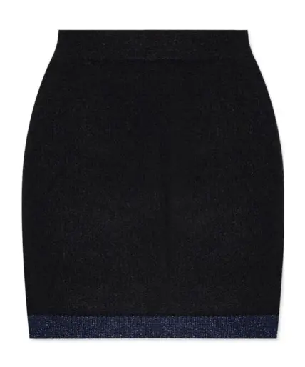 LISA YANG Classic Knit Mini Skirt - Black