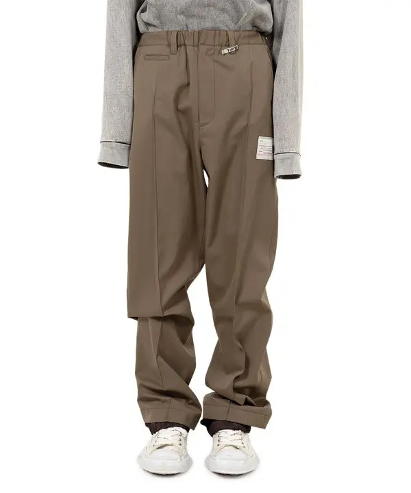 Mihara Yasuhiro Layered Gabardine Trousers
