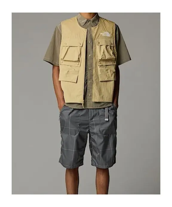 The North Face Zipper Vest - Nude