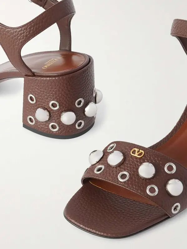 Valentino Garavani Open-toe Heeled Sandals With Stud Detailing