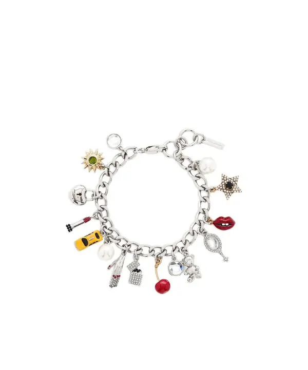 Marc Jacobs Trinket Charm Bracelet - Silver