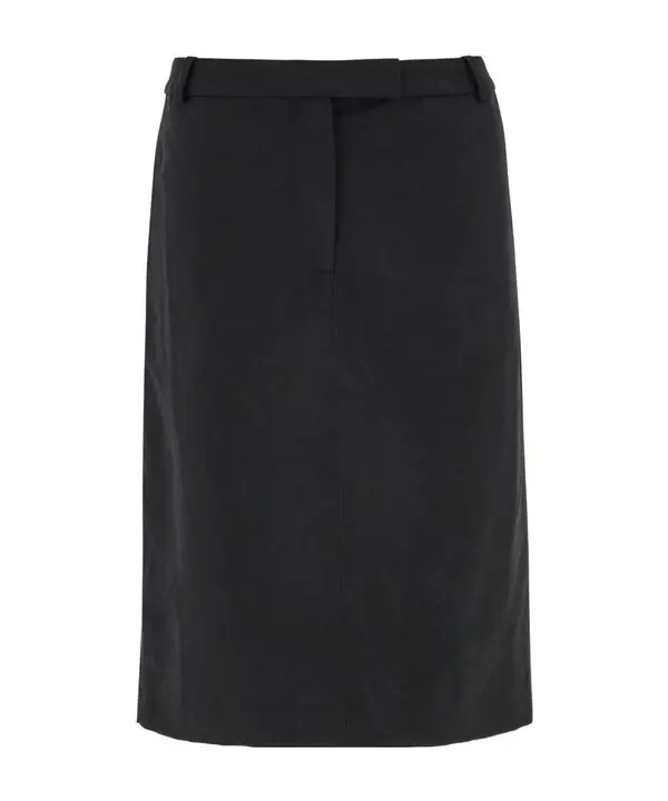FERRAGAMO Knee Length Skirt - Black