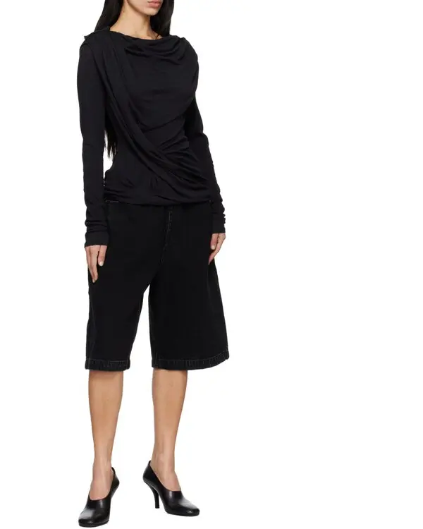 ENTIRE STUDIOS Denim Bermuda Shorts
