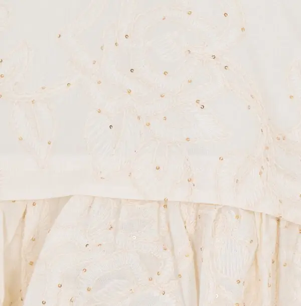 Liu Jo Peplum Sequinned Sleeveless Top