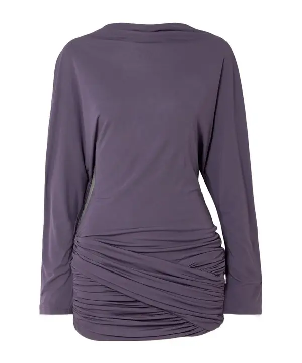 Christopher Esber Luna Draped Jersey Mini Dress