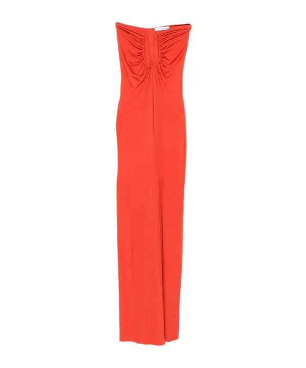 Christopher Esber Strapless Pleated Gown