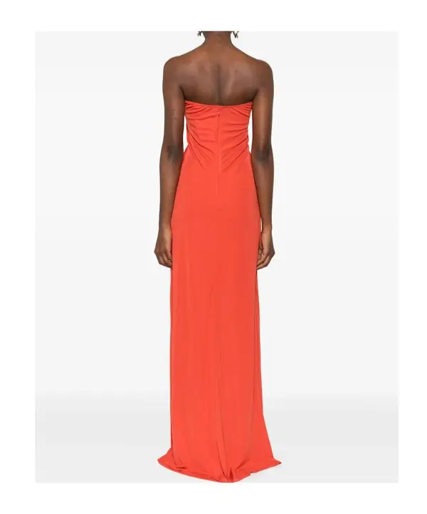 Christopher Esber Strapless Pleated Gown
