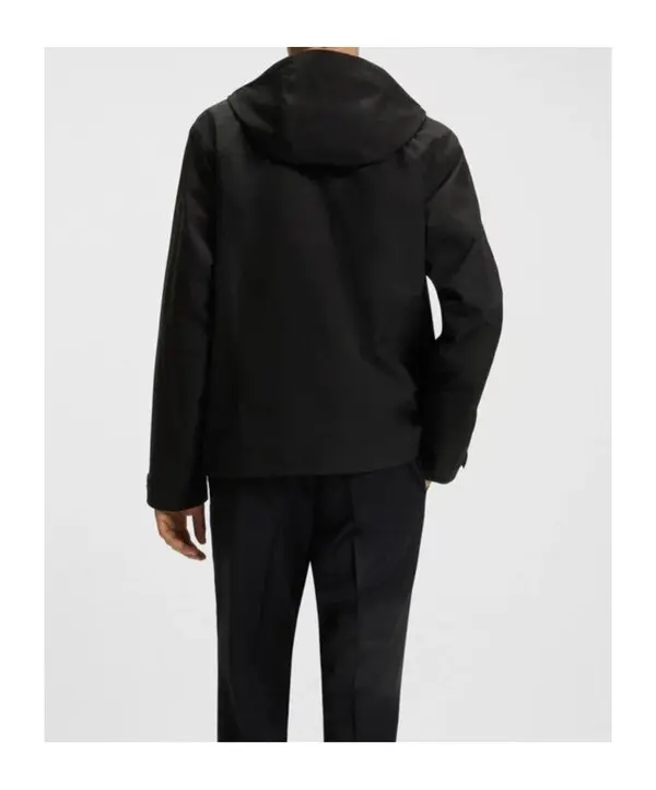 Hugo Boss Gore-tex Waterproof Windbreaker Jacket With Hood