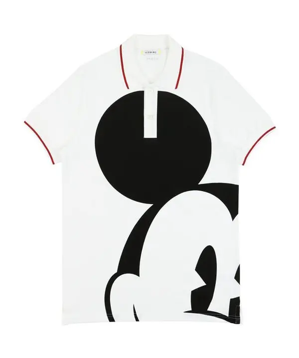 Iceberg Printed Pattern Polo Shirt - White