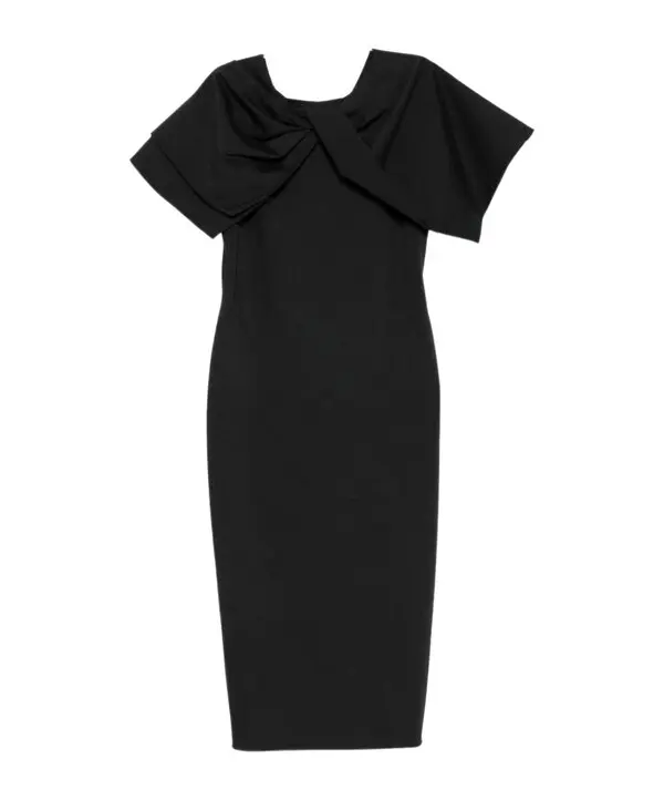Alberta Ferretti Round Neck Dress