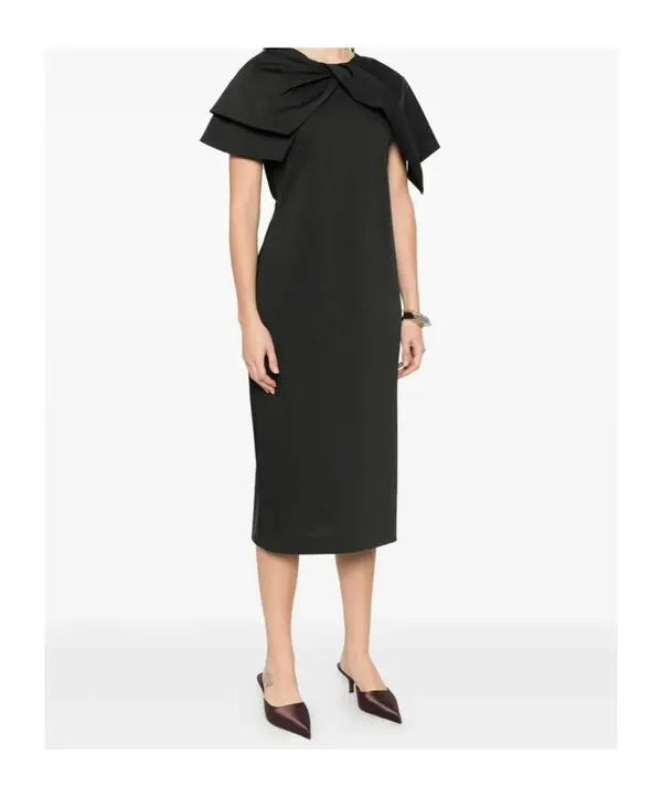 Alberta Ferretti Round Neck Dress