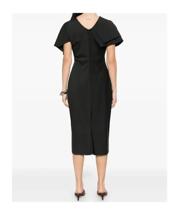 Alberta Ferretti Round Neck Dress