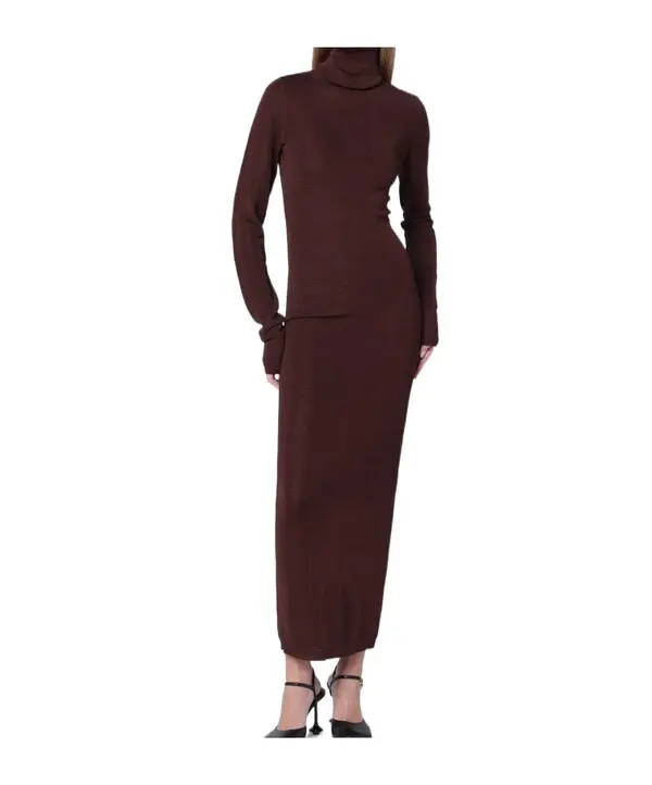 ENTIRE STUDIOS Turtleneck Dress - Black