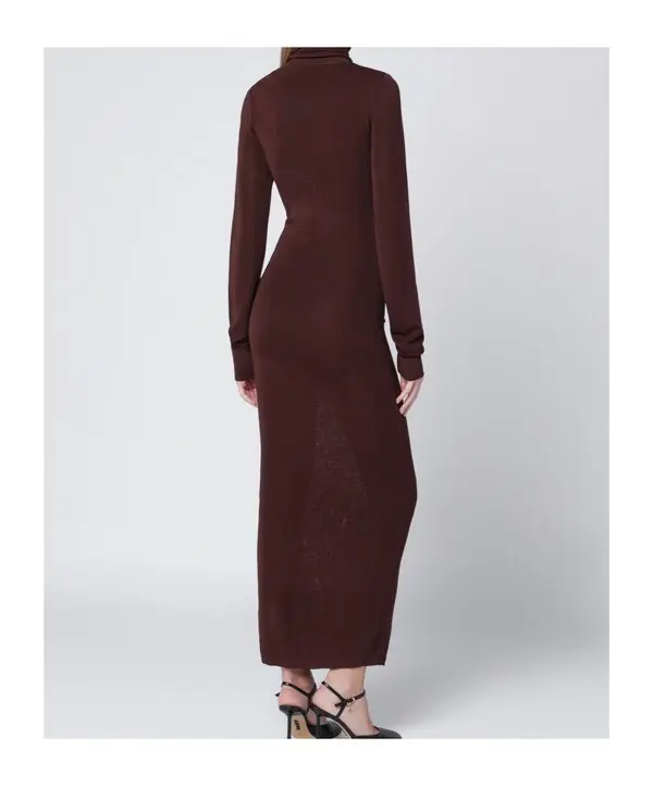 ENTIRE STUDIOS Long Sleeve Turtleneck Maxi Dress