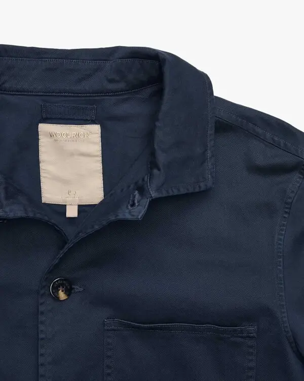 Woolrich Garment-dyed Shirt Jacket - Black