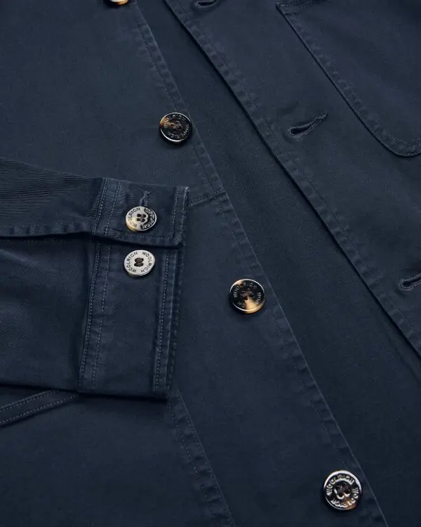 Woolrich Garment-dyed Shirt Jacket - Black