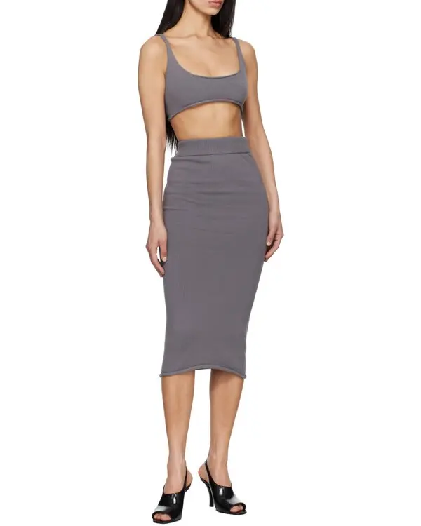ENTIRE STUDIOS Raw Knit Cropped Top