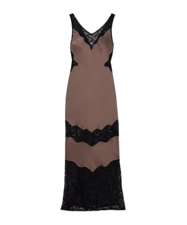 Simkhai Sleeveless V-neck Lace Maxi Dress