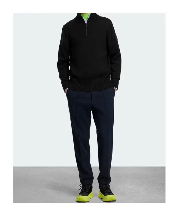 Canada Goose Rosseau 1/4 Zip Merino Wool Sweater - Black