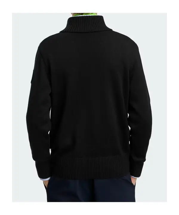 Canada Goose Rosseau 1/4 Zip Merino Wool Sweater - Black