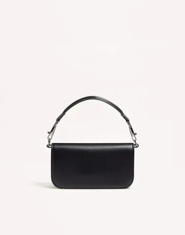 Valentino Garavani Locò Small Shoulder Bag With Jewel Logo - Black