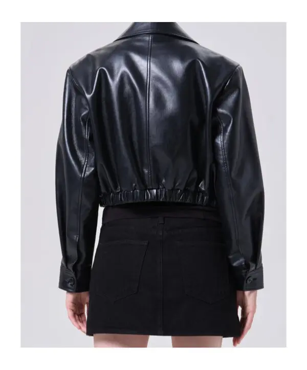 AGOLDE Nahla Cropped Jacket - Black