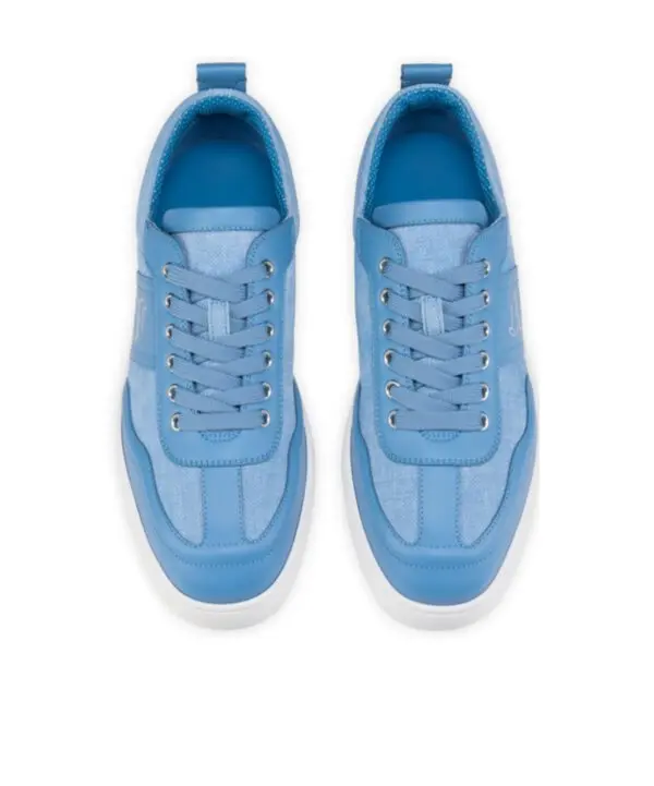 CHRISTIAN LOUBOUTIN Logo Panel Low-top Sneakers - Blue